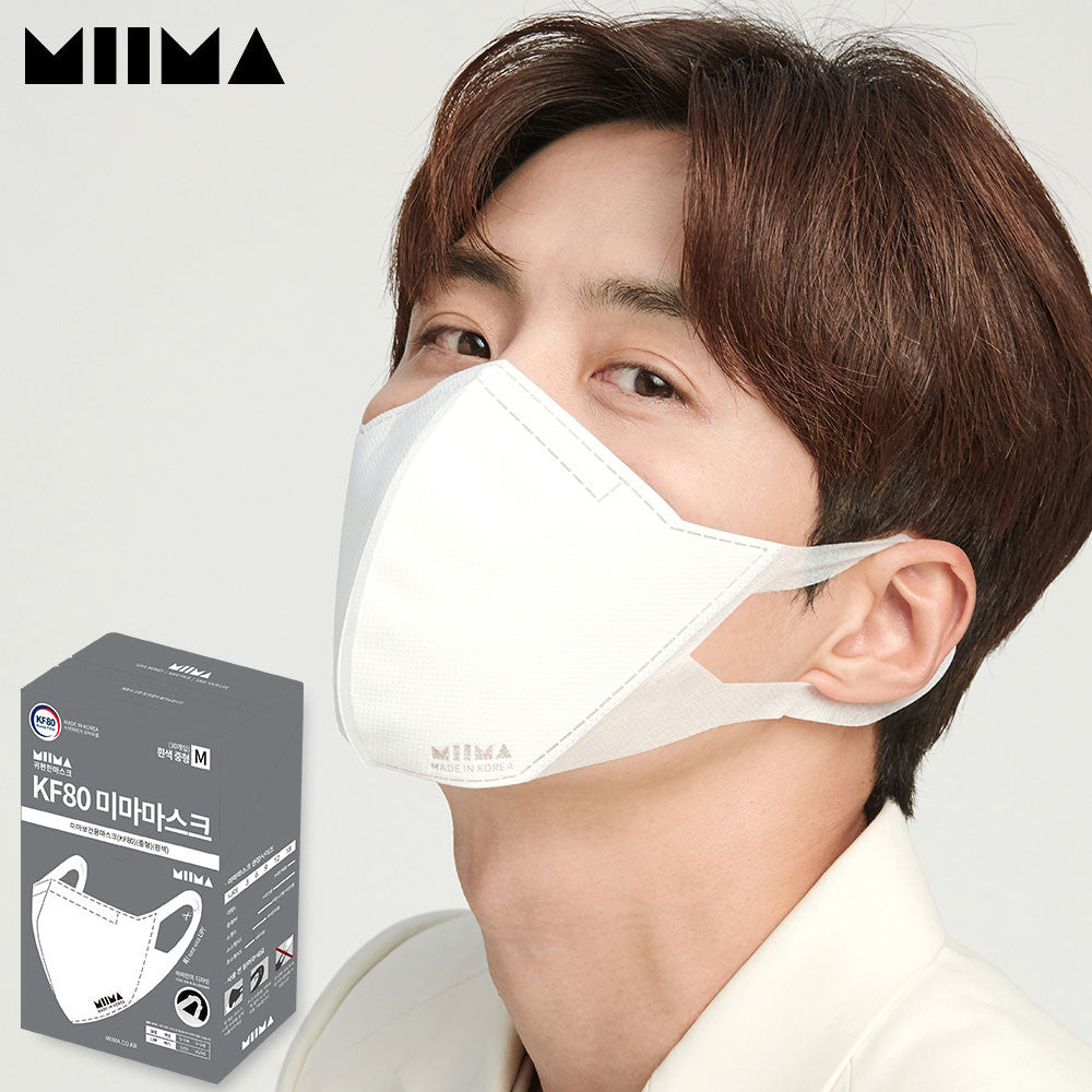 MIIMA·ミーマ | KF80 ミーママスク ホワイト Mサイズ 30枚セット – mmesh