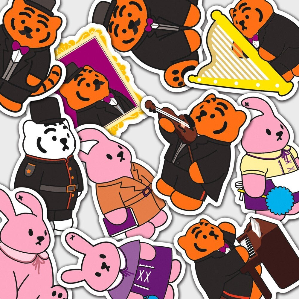 MUZIK TIGER·ムジークタイガー | リムーバブル ピースステッカー 05 – mmesh